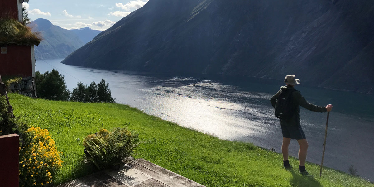 hike til Skageflå Homlong Geiranger med guide