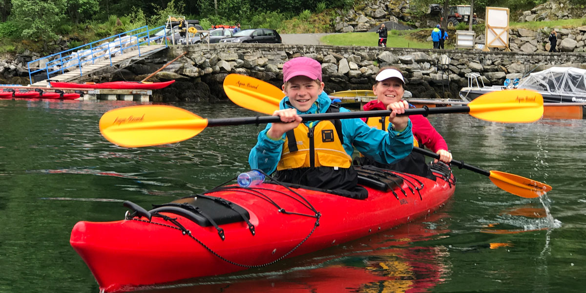 Guided kayak tours and kayak rental geiranger norway